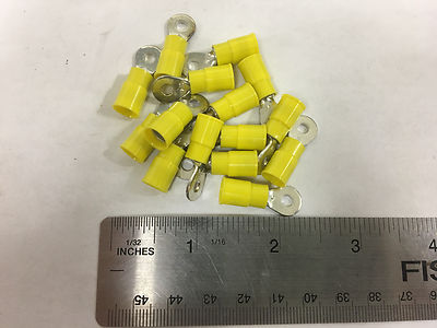 (Bag Of 15) MS25036-111 Yellow Terminal Lug 12-10 | eBay