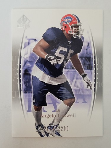 2003 SP Authentic - #106 Angelo Crowell /2200 (RC) | eBay