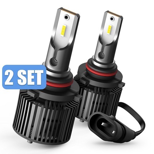 4 PCS HB3 9005 LED Headlight Bulbs 300% Brightness 6000K White 1:1 Mini ...