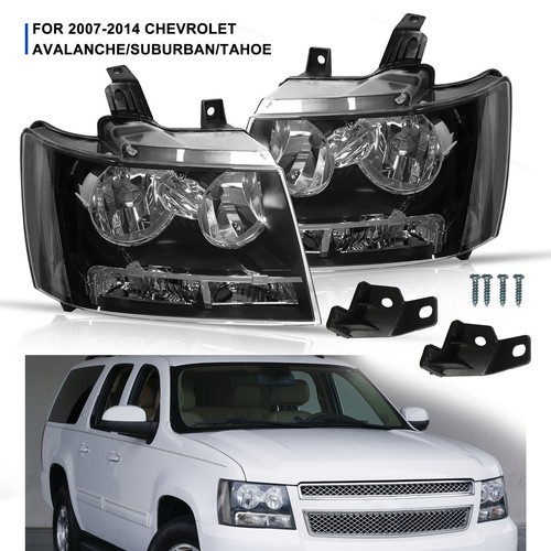 For 07-14 Chevy Avalanche Tahoe Suburban Left & Right Side Halogen ...