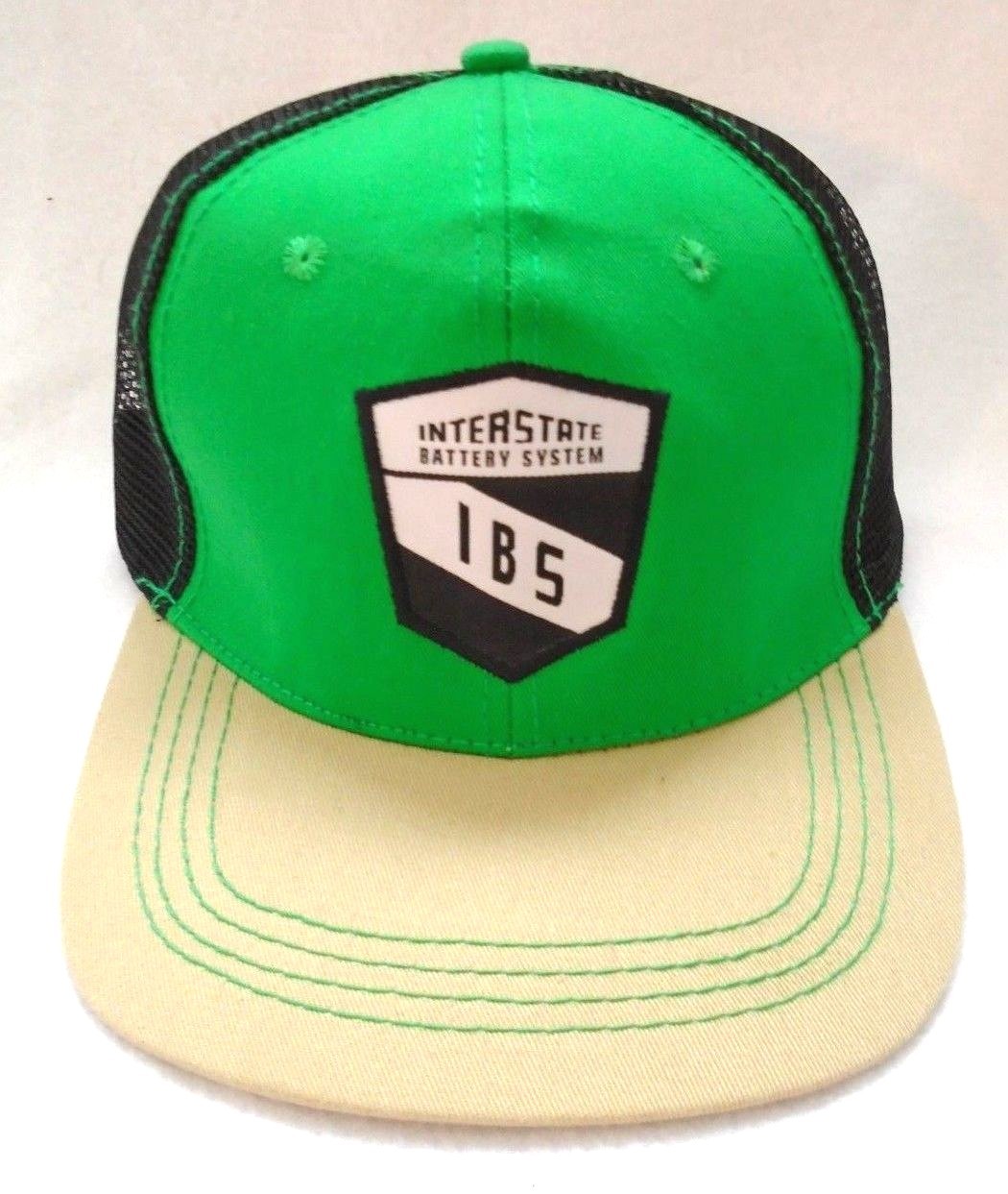 Interstate Battery Systems IBS Snapback Trucker Hat Cap Adjustable Mesh ...