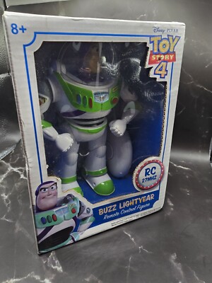 Disney Pixar BUZZ LIGHTYEAR Toy Story 4 Remote Control Action Figure ...
