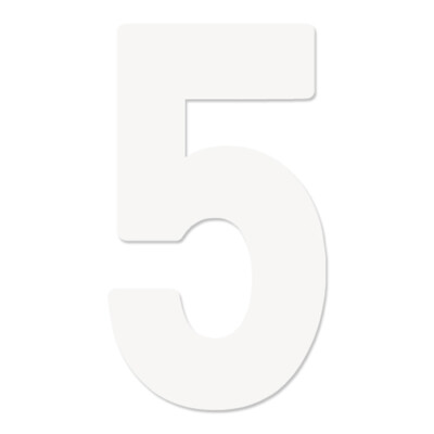 FACTORY EFFEX 904008 FX 2015 NUMBERS PRO 8" WHITE 5 | eBay