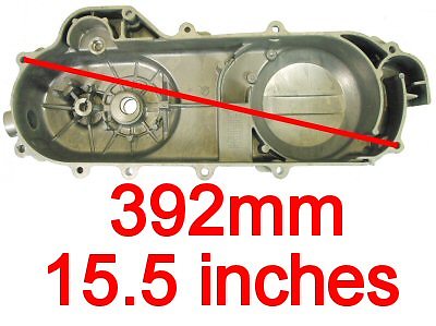 49cc 50cc Crankcase Engine Cover Long case Motor Left GY6 Scooter ...