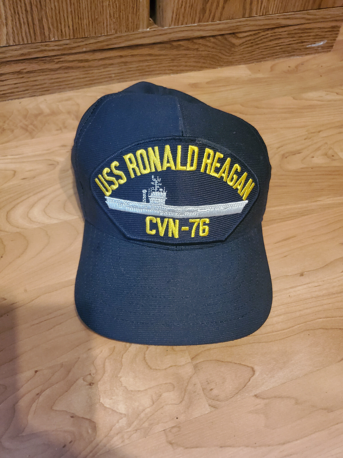 USS RONALD REAGAN CVN-76 NAVY SHIP HAT U.S MILITARY OFFICIAL BALL CAP ...