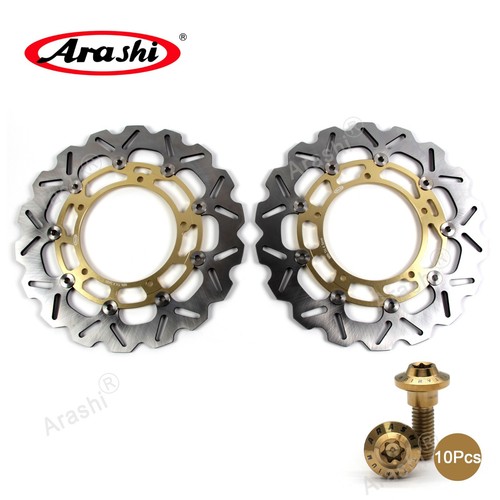 Front Brake Disc Rotor and Mounting Bolts Screws fit Yamaha YZF R6 2005 ...