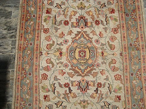 Area Rug Classic Medallion Rectangle Hand Knotted Wool Silk Indoor ...