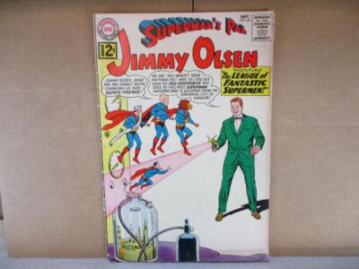 DC Superman's Pal Jimmy Olsen 63 1962 3.0 GD/VG Centerfold Detached ...