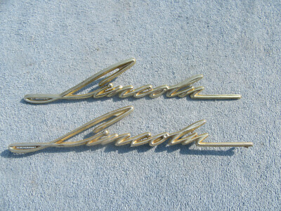 1960 Lincoln Premiere Quater panel scripts | eBay