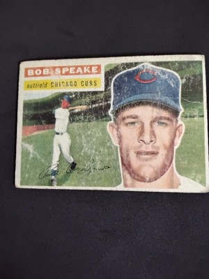 1956 Topps Bob Speake #66 Chicago Cubs RC | eBay