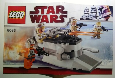 LEGO Star Wars 8083 Rebel Trooper Battle Pack Instruction Manual Only ...