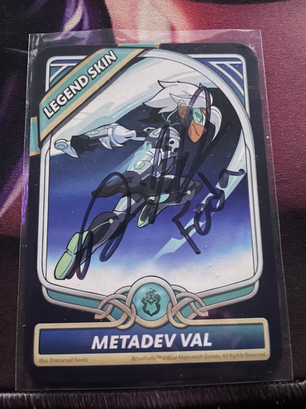 Brawlhalla: Metadev Val (Signed by Foda) | eBay