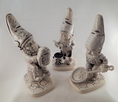 RARE UNPAINTED Goebel Co-boys Sepp the beer buddy BIT the bachelor SAM ...