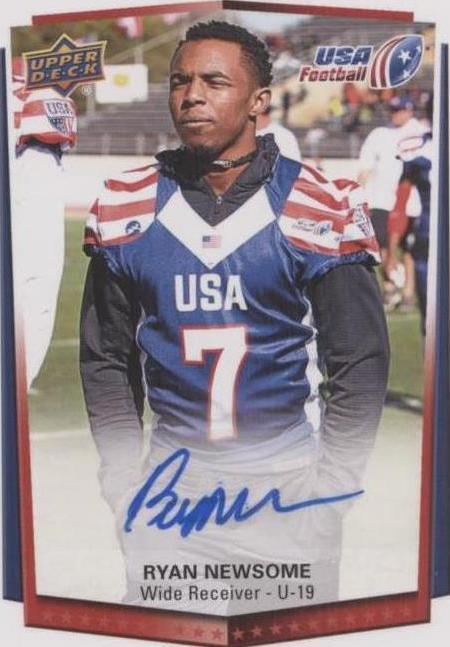 2015 Upper Deck USA Football - USA U-19 Ryan Newsome #17 Autographs (AU ...