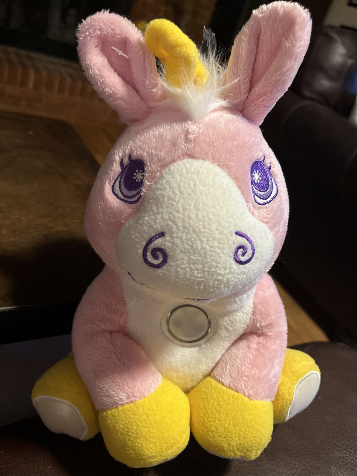 Flashlight Friends Unicorn Plush Pink Bedtime Buddy For Children Afraid ...
