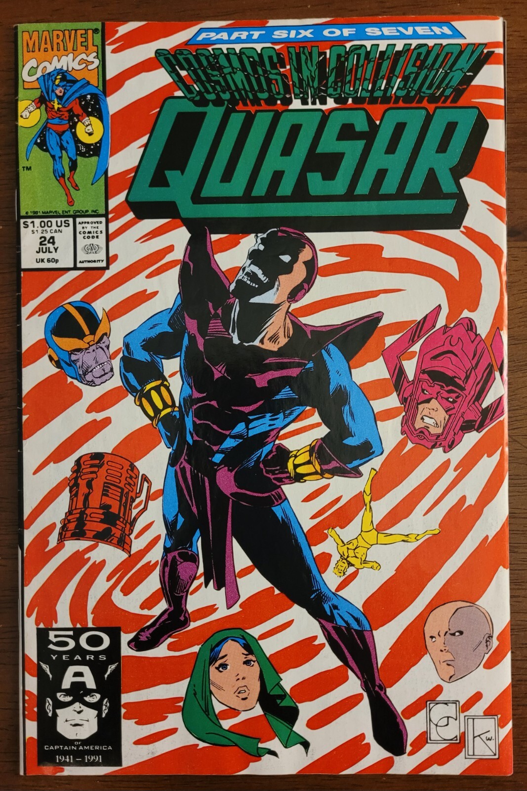 Quasar Issue #24 Marvel Comics | eBay