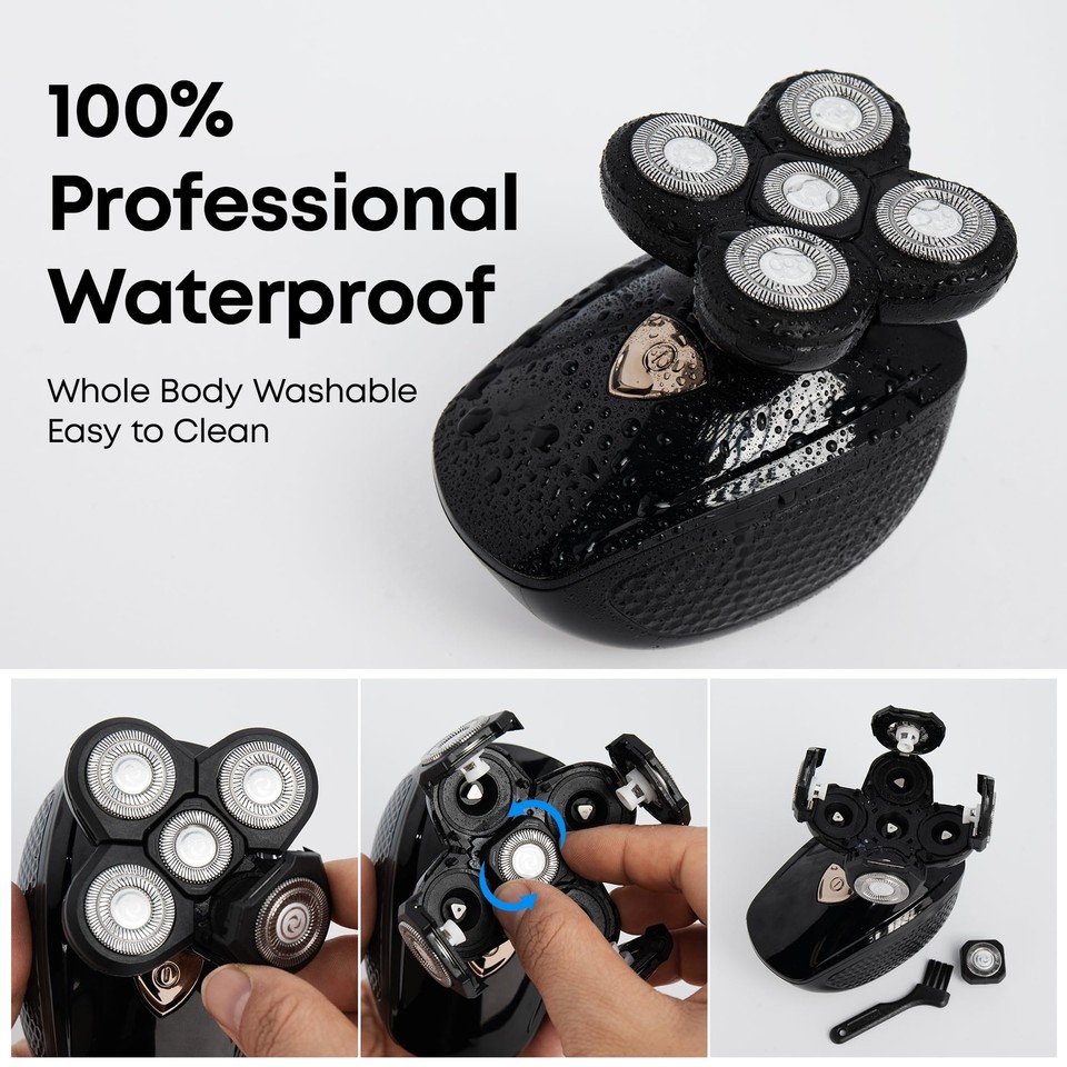 Bald Electric Head Shaver for Men Electric Head Shavers for Bald Men ...