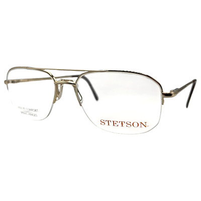 STETSON - XL-29 057 60/18/150 - GOLD - NEW Authentic MEN EYEGLASSES ...