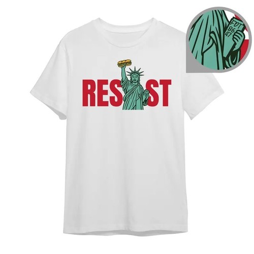 Statue of Liberty Salami Sandwich Guy Stand for Freedom Unisex t-shirt ...
