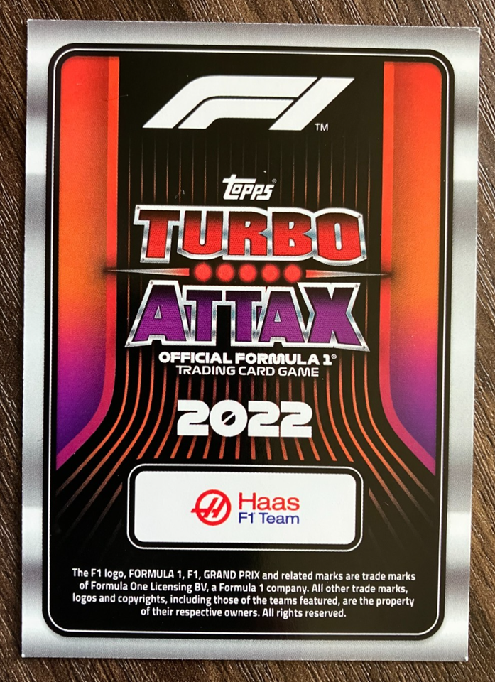 Kevin Magnussen #97 Haas F1 Team - 2022 Topps Turbo Attax Formula 1 F1 ...