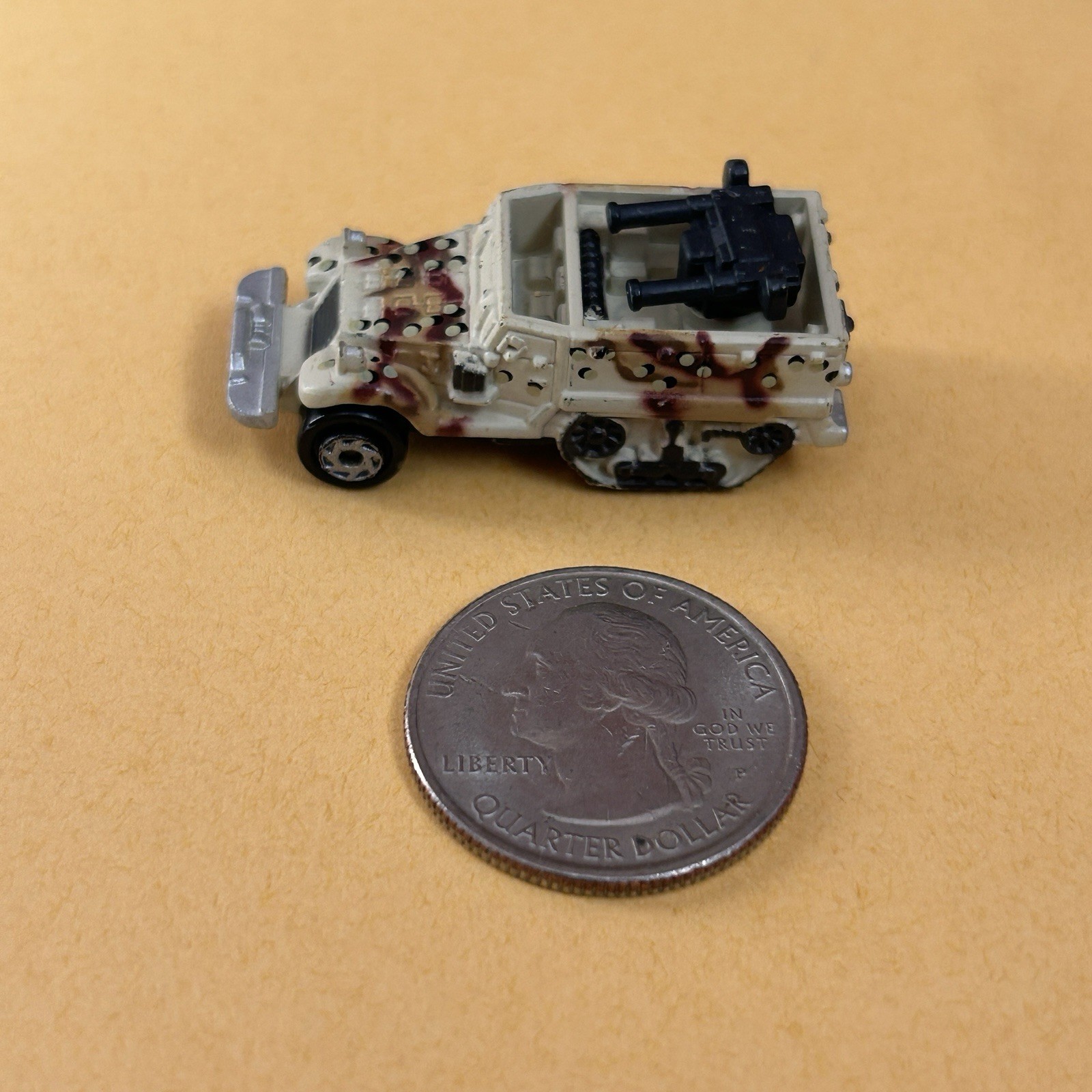 Micro Machines Military Loose Jeep treads GUN Desert Light 25[ | eBay