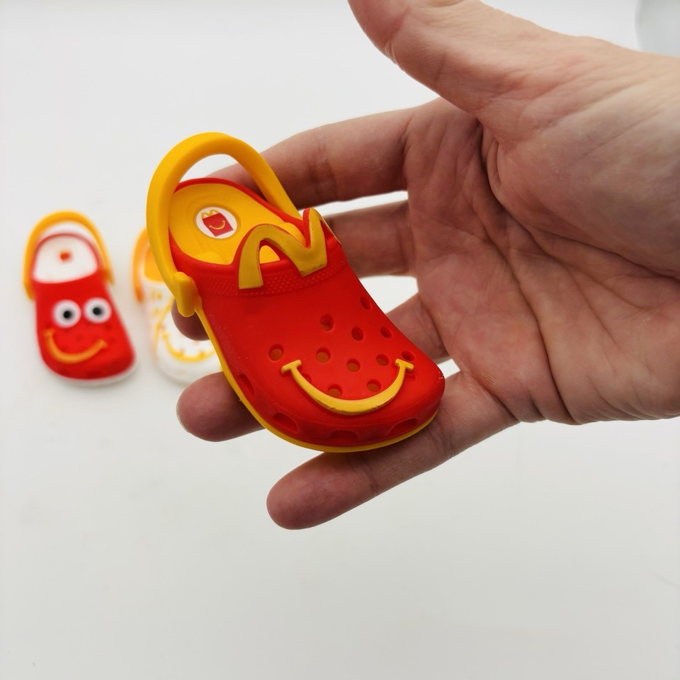 Lot of 5 McDonald's Happy Meal Mini Crocs Key Chains Toys Hangers 2024 ...