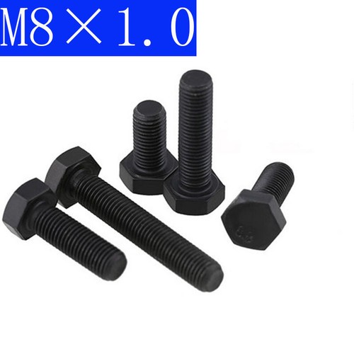 M8 x 1.0 Fine Pitch Hex Cap Bolts / Screws, 8 Alloy Steel Thread Metric ...