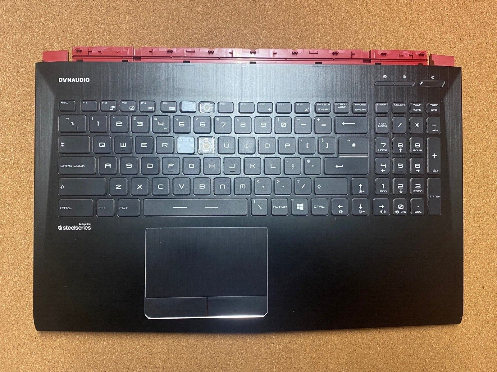 MSI GE62VR 7RF Apache Pro Gaming BACKLIT UK Keyboard - 1 Key + Hinges ...