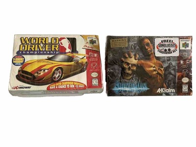 Shadow Man Variant & World Championship Driver Variant, Nintendo 64 ...