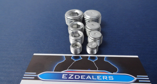 Engine Block Intake Manifold Plug Kit 1/8" 1/4" 3/8" 1/2" NPT (Qty Of 2 ...
