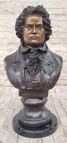 Signed Bronze Beethoven Bust: Composer Sculpture Limited Edition by ...