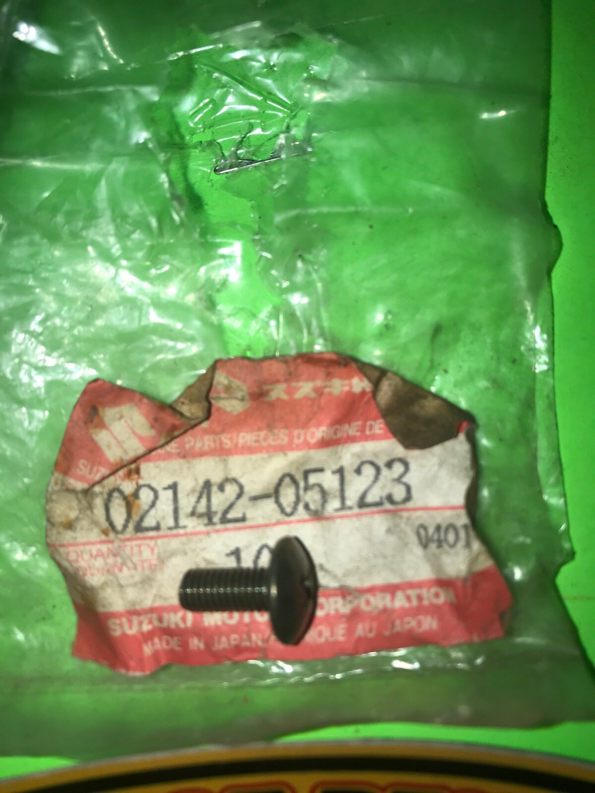 GENUINE Suzuki NOS 02142-05123 SCREW - SS by 02142-0512A | eBay