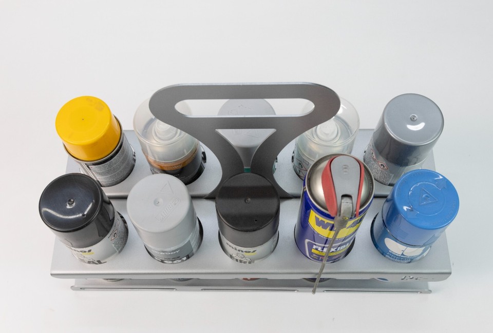 Spray Can Rack / Aerosol Can Holder & Lube Storage Rack | eBay