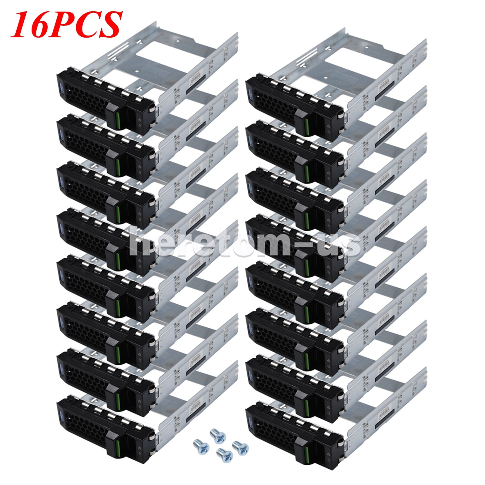 LOt of 16PCS A3C40152045 3.5" HDD Caddy Tray Fujitsu RX2530 RX2540 M2 ...