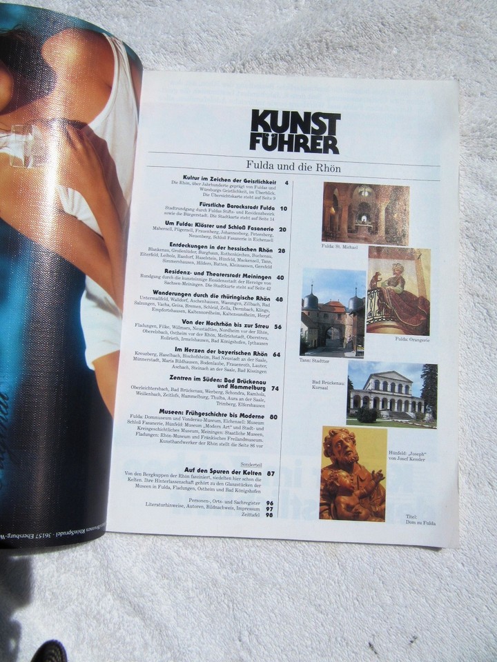 HB Kunstführer FULDA Germany und die Rhön Mountains Art History Tourist ...