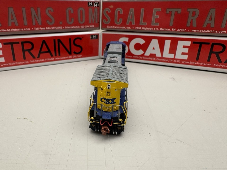 NO RESERVE! ScaleTrains N GE AC4400CW CSX Transportation CSXT #51 DCC/SND SXT | eBay