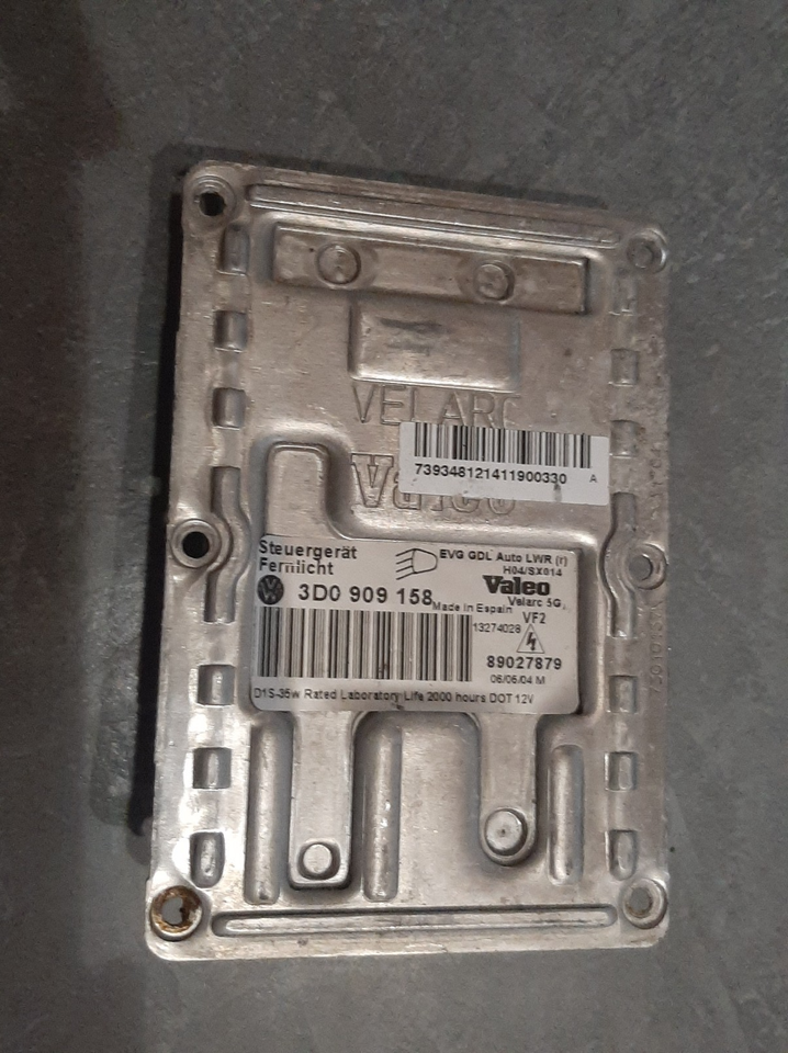 BALLAST PHARE XENON VOLKSWAGEN 3D0909158 VALEO 89027879 | eBay.de
