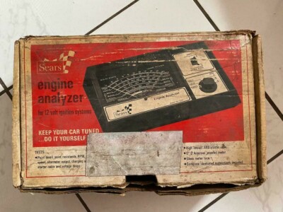 Vintage Sears 28-2161 12v Portable Engine Analyzer Ignition System 161-2161 | eBay