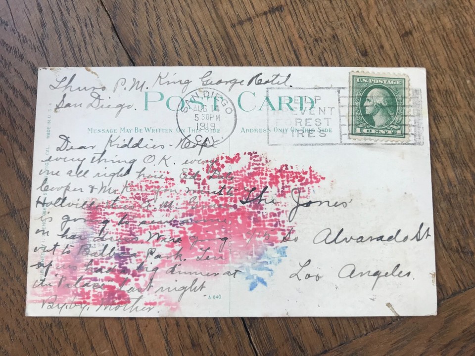 Seven Caves at La Jolla San Diego California Postcard | eBay