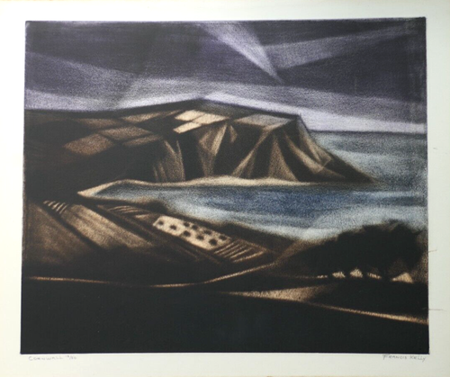 Francis Kelly (1927-2012) Large Signed, Limited Mezzotint. 'Cornwall ...