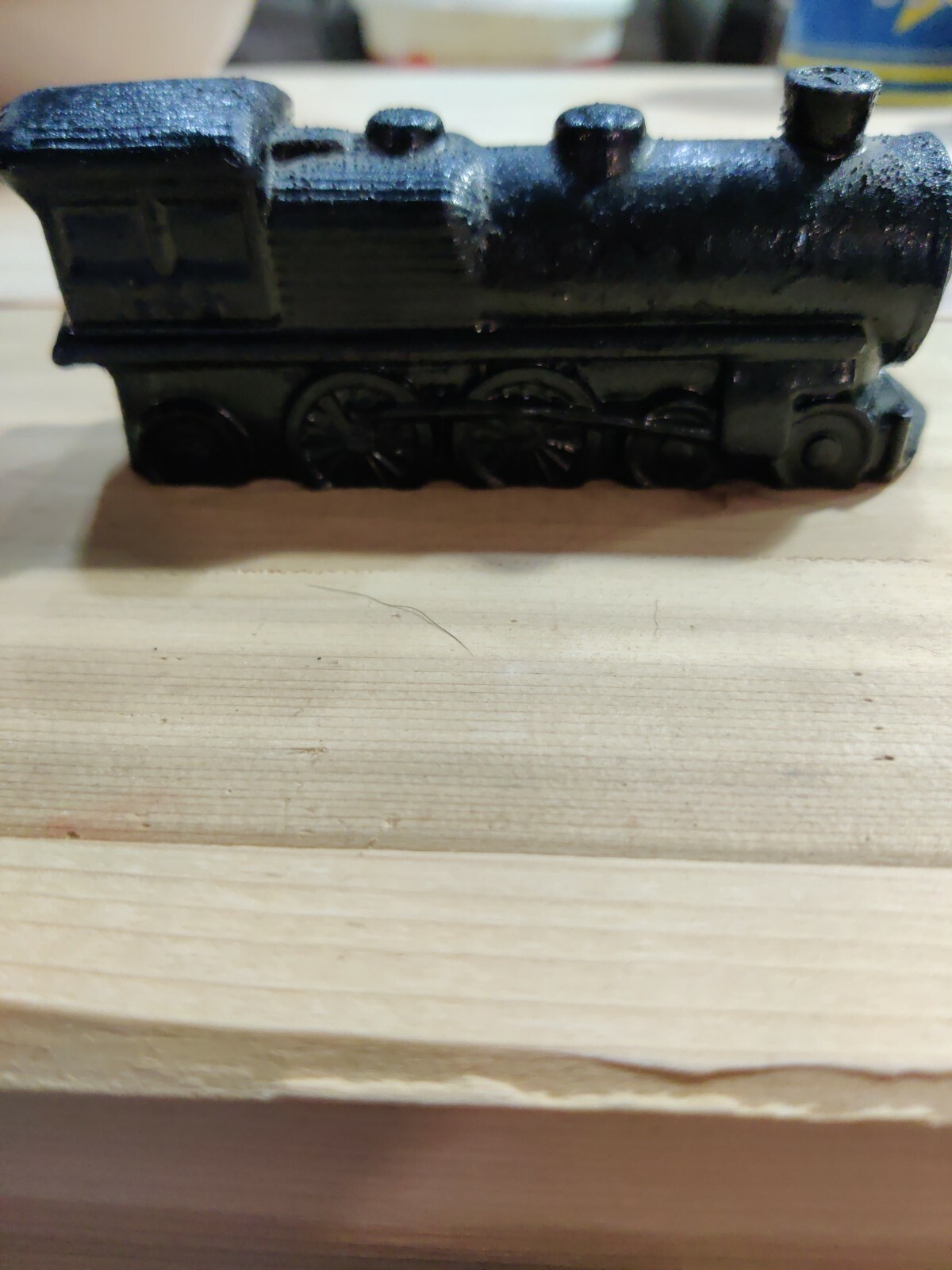 Antique Hand Carved Coal Locomotive 1028 Railroad Train Engine ...