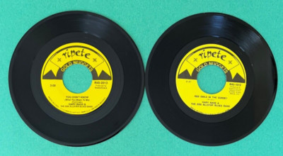 Lot Of 2 Gary Bass - 45RPM - You Don't Know, Red Sails In The Sunset ...