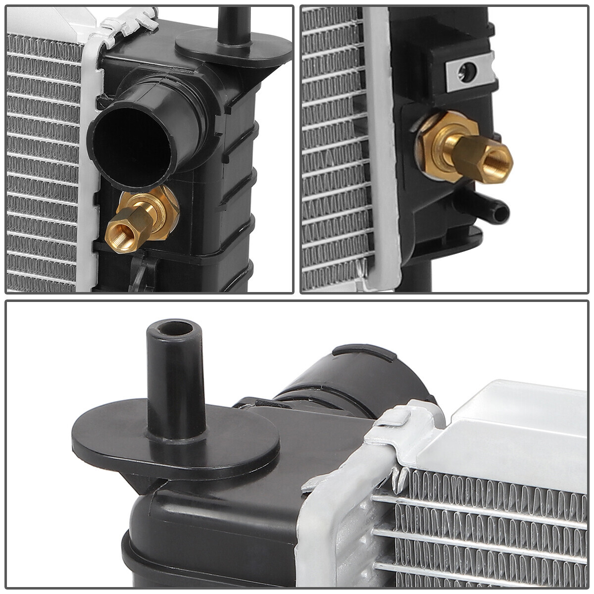 FOR 97-98 F150 F250 EXPEDITION 4.2L 4.6L AT OE STYLE ALUMINUM RADIATOR ...