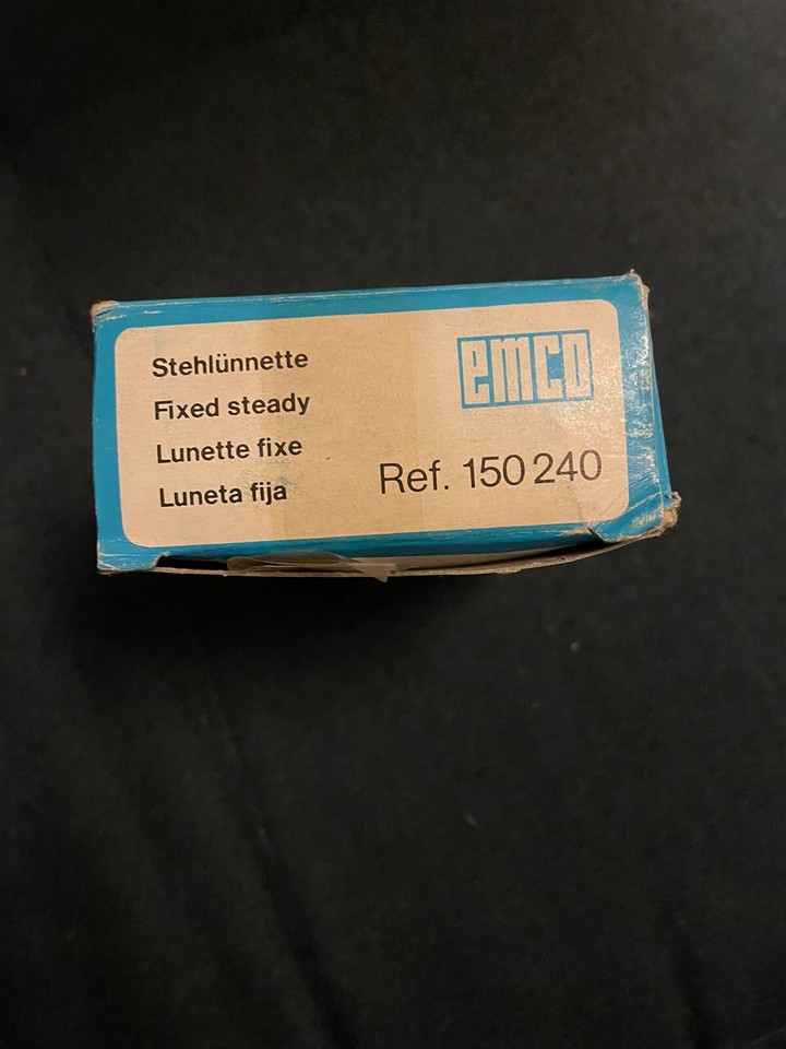 Emco Unimat 3 Lathe Steady Rest (Ref # 150240) *NEW IN BOX* | eBay
