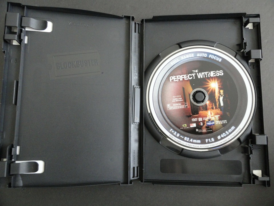 THE PERFECT WITNESS (BLOCKBUSTER, DVD) WES BENTLEY, MARK BORKOWSKI | eBay