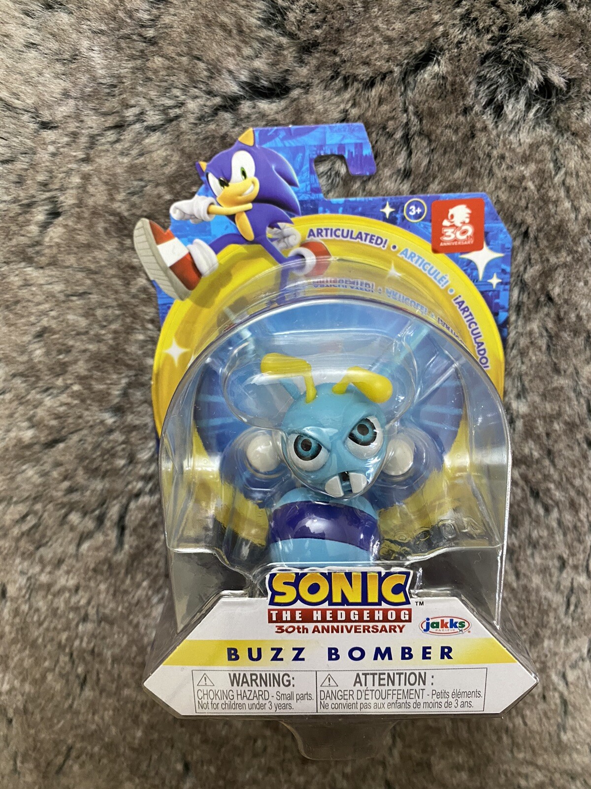 SONIC THE HEDGEHOG ACTION FIGURE BUZZ BOMBER 30th ANNIVERSARY | eBay