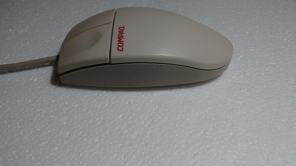 VTG Compaq 337416-001 PS/2 Wired Standard 2 Button Ivory Mouse M-S34 | eBay