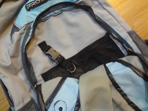 PROSPORT BACKPACK, BLACK & GRAY BLUE 17x14x7 | eBay