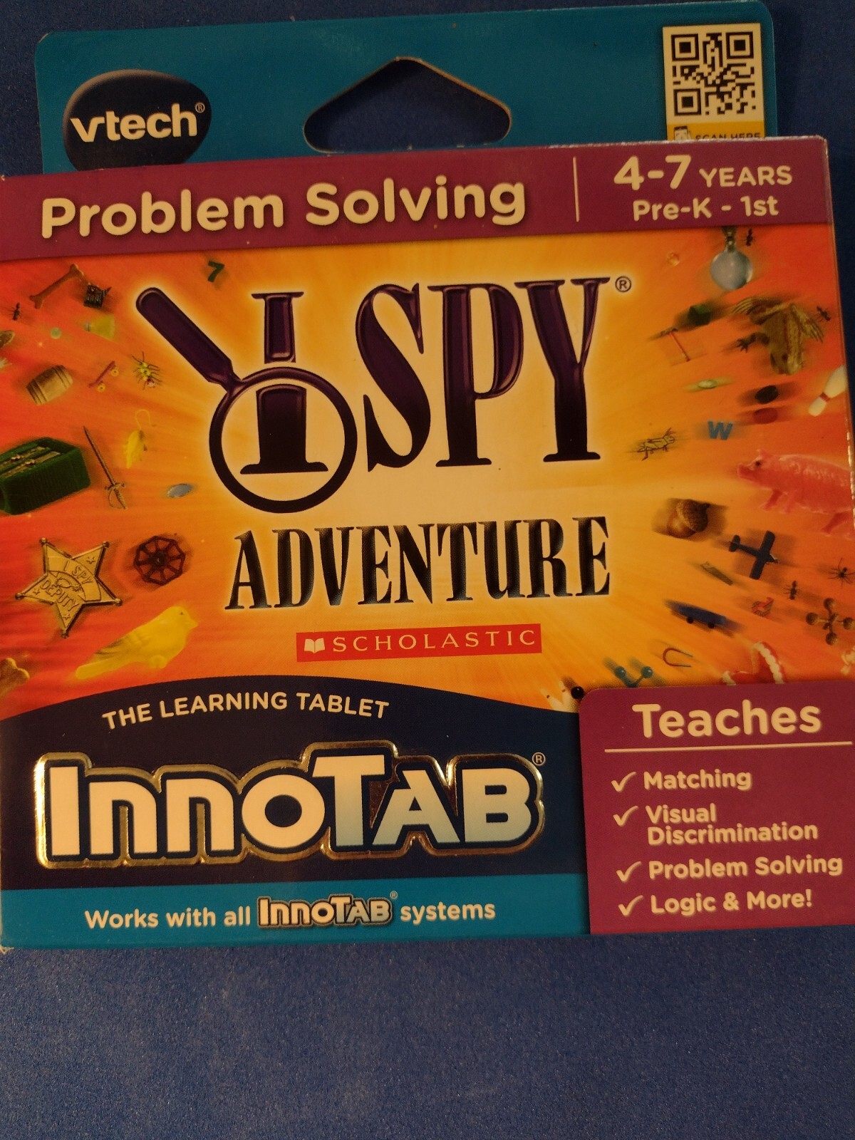 VTech InnoTab I Spy Adventure' Problem Solving Ages 4-7 Years Pre-K ...