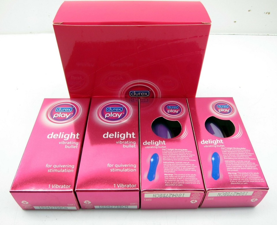 NEW Lot of 4 Durex Play Delight Personal Vibrating Bullet Stimulation ...